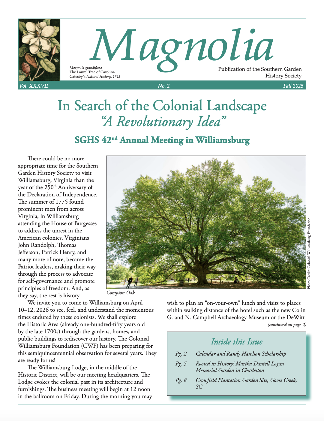 Southern Garden History Society